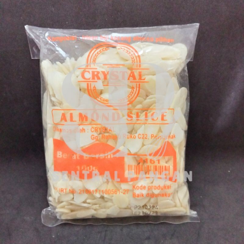 Jual CRYSTAL KACANG METE DAN ALMOND SLICE 100GR | Shopee Indonesia