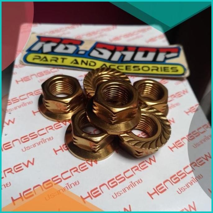 Jual Mur 17 M12 probolt stainless gold original heng thailand 140BZ4 ...