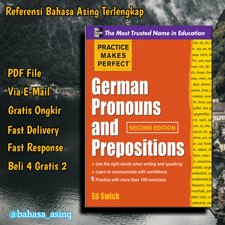 Jual Buku Bahasa Jerman German Pronoun and Prepositions | Shopee Indonesia
