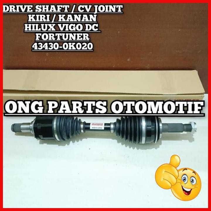 Jual [MJB] CV JOINT / DRIVE SHAFT ASSY HILUX VIGO / FORTUNER 43430 ...