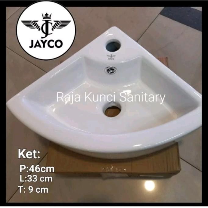 Jual Wastafel Sudut/Sericite 2026/Wastafel Keramik Putih (Body Only ...