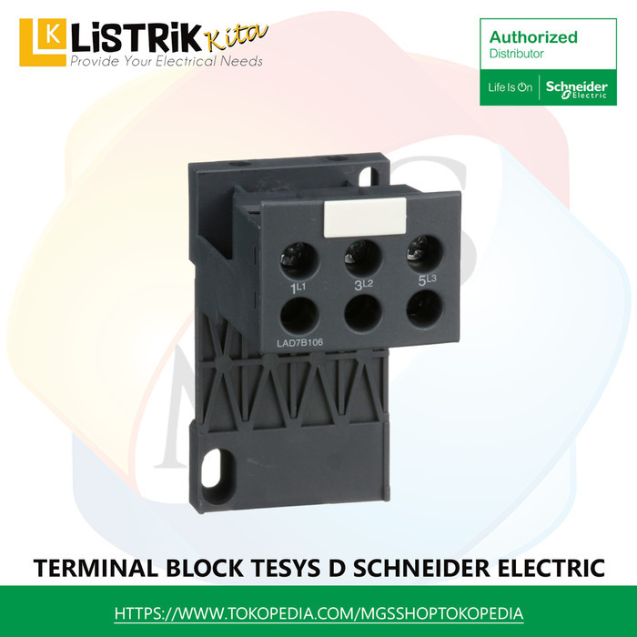 Jual SCHNEIDER Terminal Block TeSys D thermal overload relays ...