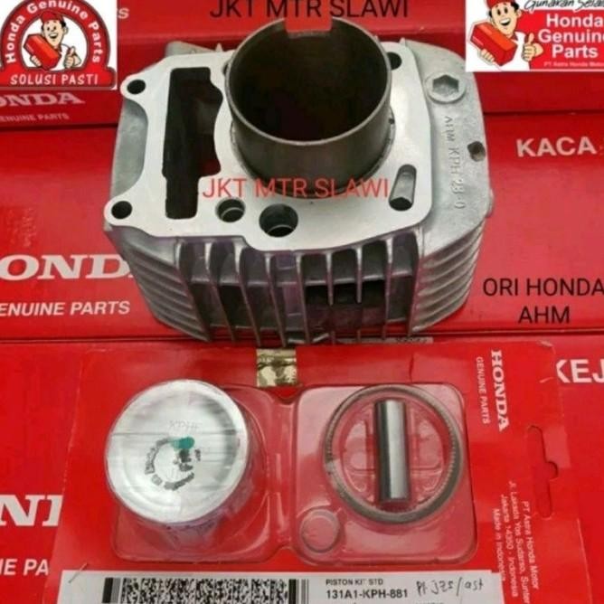 Jual Blok Assy Blok Mesin Piston Kit Supra X 125 Karisma Asli Ori Honda Ahm | Shopee Indonesia