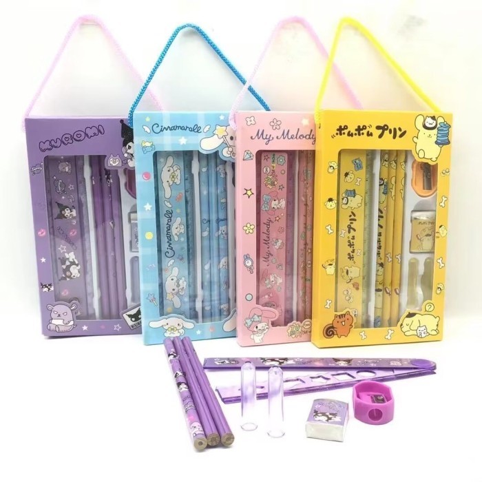 Jual SANRIO HELLO KITTY PENCIL SET FERRULE ACTION ANIME FERRULE ...
