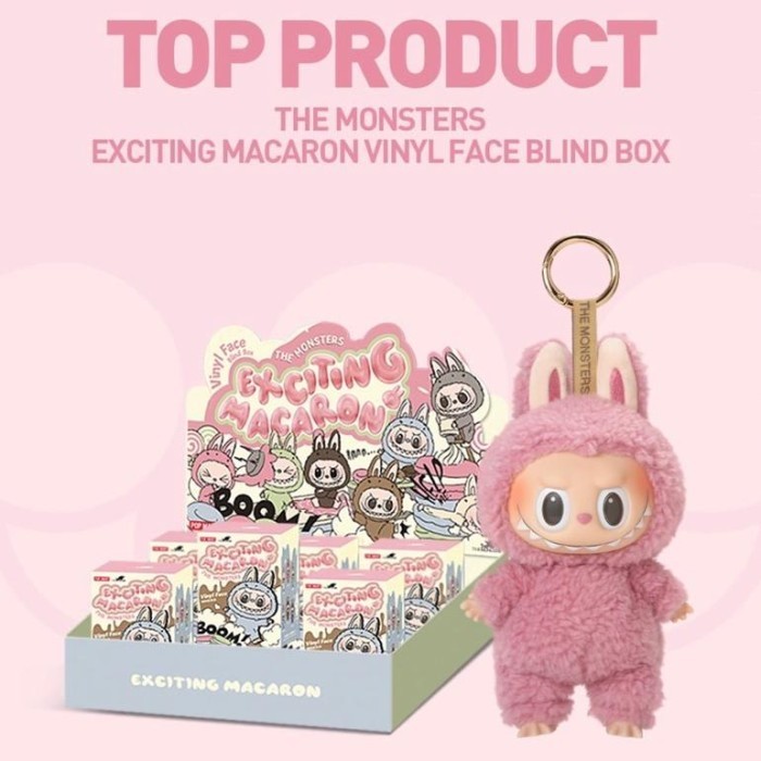 Jual LABUBU THE MOTERS EXCITING MACARON VINYL FACE BLIND BOX FIGURE ...