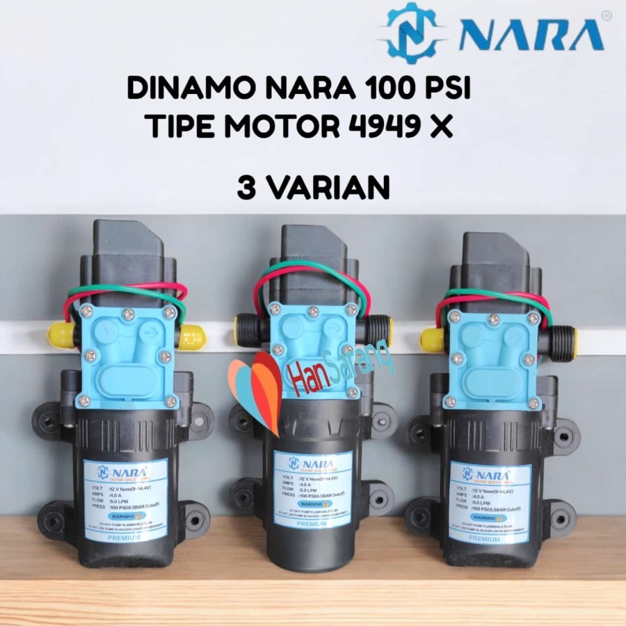 Jual Dinamo Pompa Sprayer Eletrik 12V Psi 100 Dinamo Sprayer Hama ...