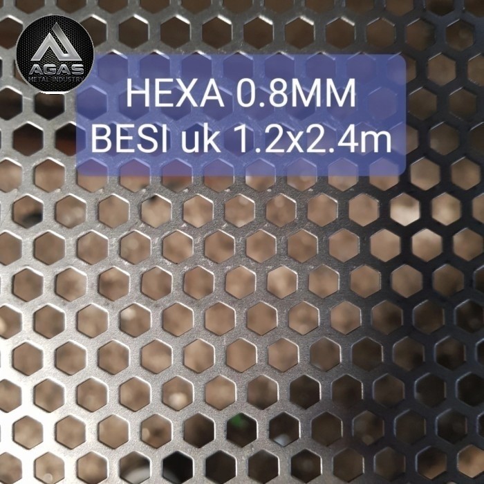 Jual Plat Lubang Perforated Hexagonal Ready | Shopee Indonesia
