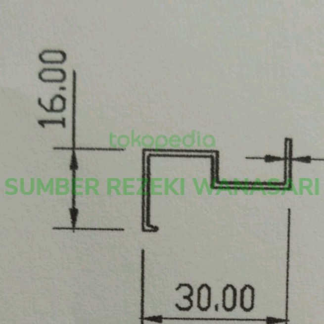 Jual Stiffener Acp / Bracket Acp / Rangka Acp Aluminium Promo | Shopee ...
