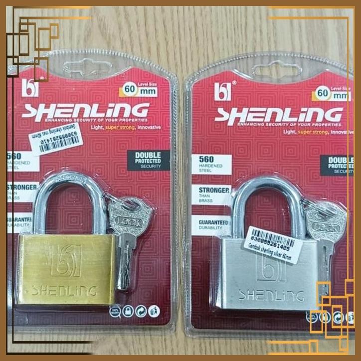 Jual [SGW] GEMBOK SHENLING GEMBOK STAINLESS 60 MM | Shopee Indonesia