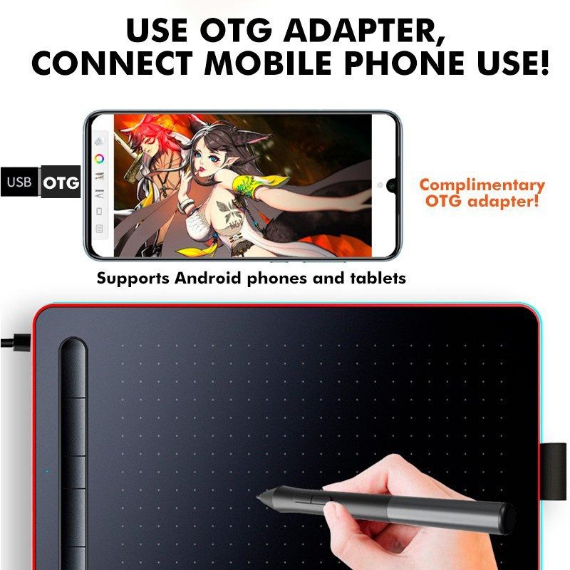 Jual 10 inch Drawing Tablet for PC & Android phones USB Signature ...