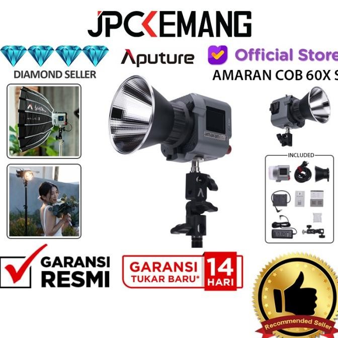 Jual Aputure Amaran COB 60x S Bi Color LED Video Light Flash 60XS COB ...
