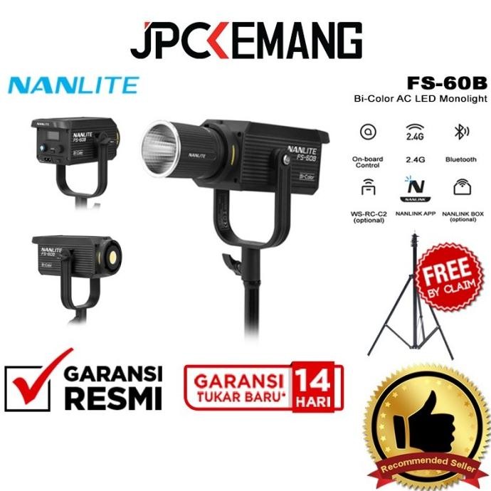 Jual NEW Nanlite FS-60B LED Bi Color Spotlight Lighting Video FS 60 B ...