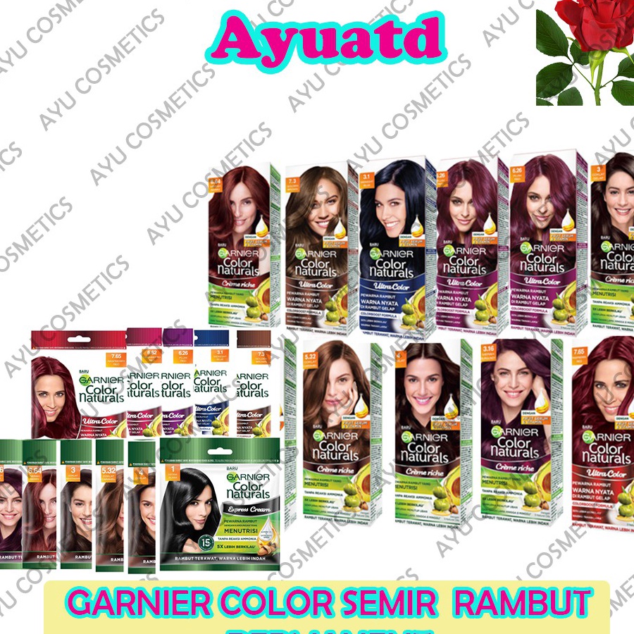 Jual Produk Keren GARNIER Semir rambut / Cat rambut Permanent Dijual ...