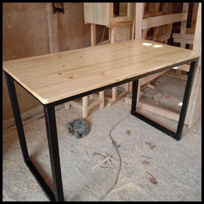 Jual meja komputer meja kerja jati belanda | Shopee Indonesia