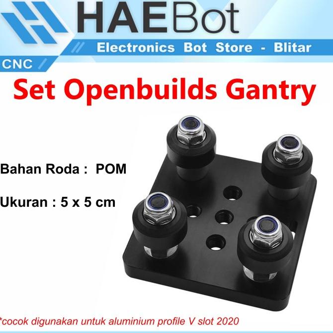 Jual @#@#@#] [EBS] Openbuilds Gantry Plate Set Mini 50x50mm V Slot 2020 ...