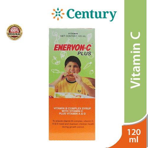 Jual Enervon C Plus Syrup 120ml/Multivitamin anak/Vitamin Anak | Shopee ...