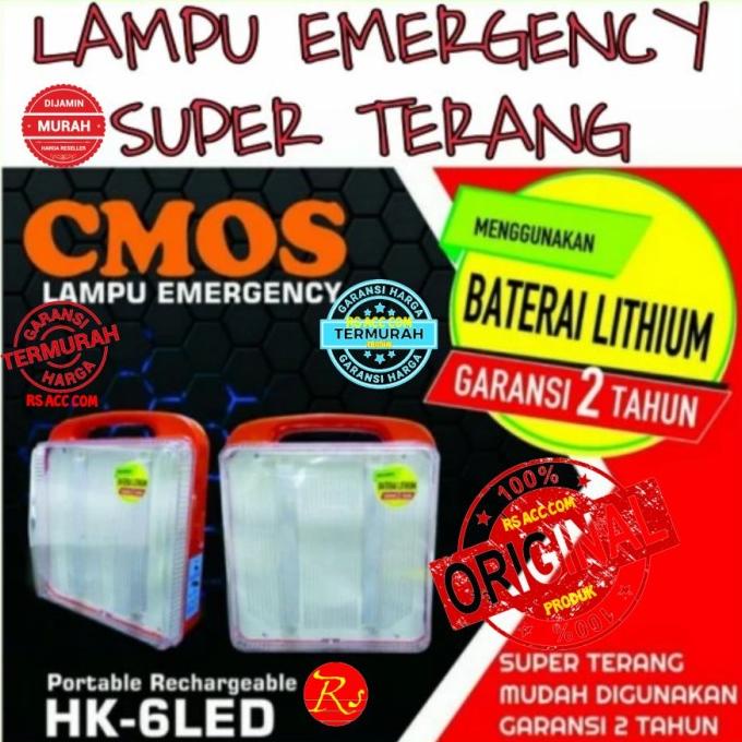 Jual CMOS HK-6 LED Emergency Lamp / Lampu Darurat CMOS HK-6 LED ...