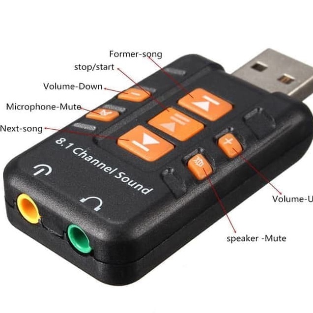 Jual Stok Baru USB SOUND CARD 8.1. | Shopee Indonesia