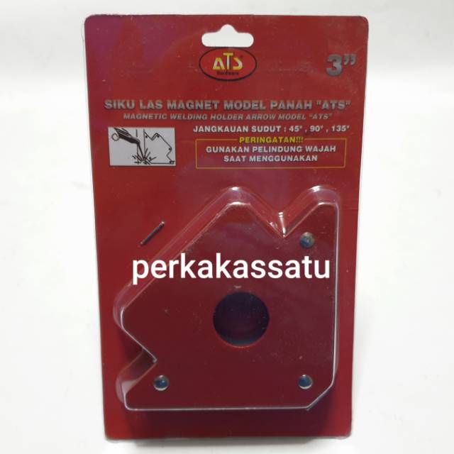 Jual SIKU LAS MAGNET MODEL PANAH 3" ATS MAGNETIC WELDING HOLDER ARROW ...
