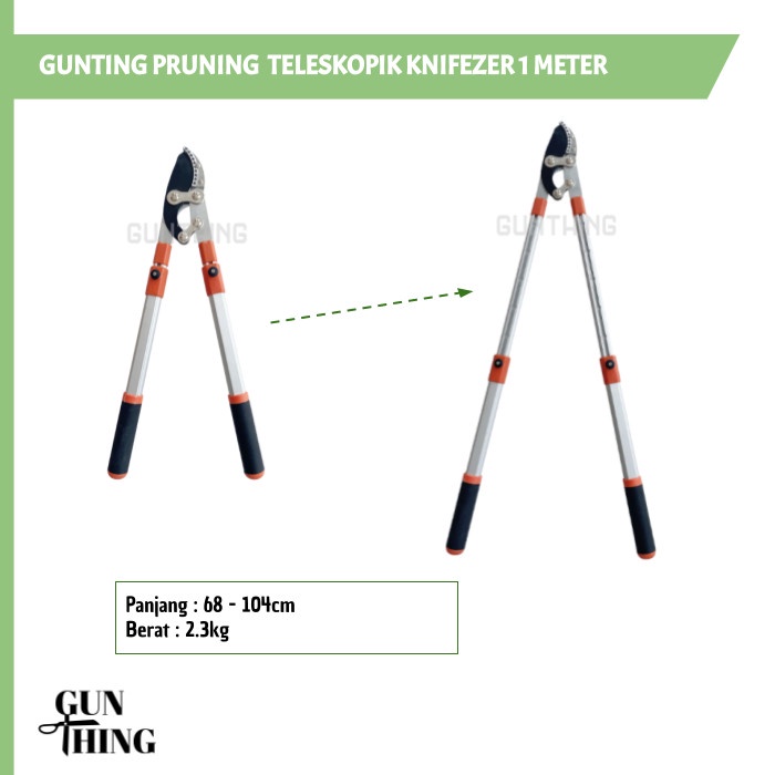 Jual [Gunting] Gunting Ranting Dahan Pohon - Teleskopik / Telescopic ...