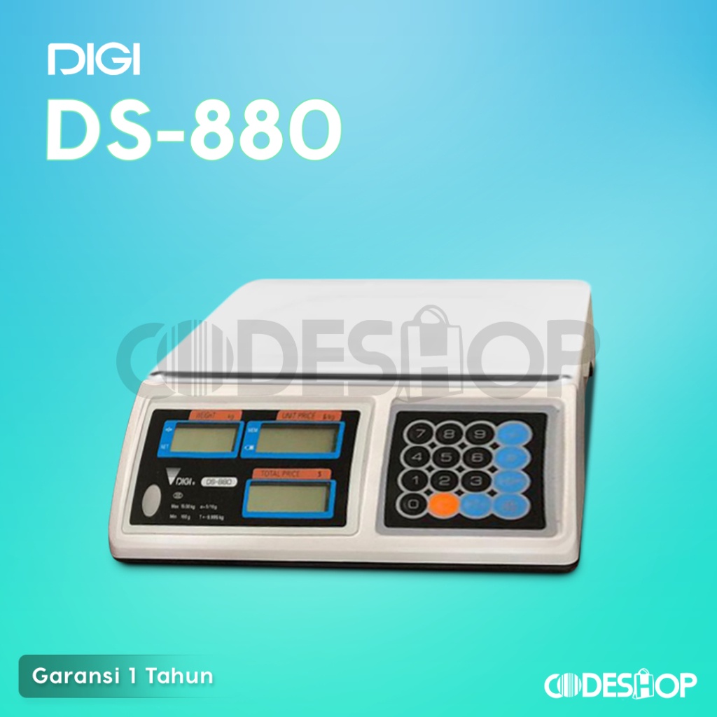 Jual TIMBANGAN DIGITAL DIGI DS 880 MURAH | Shopee Indonesia