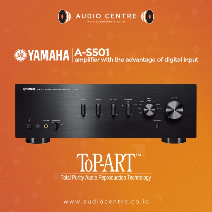 Jual Yamaha AS501 / Yamaha AS 501 Stereo Integrated Amplifier | Shopee ...