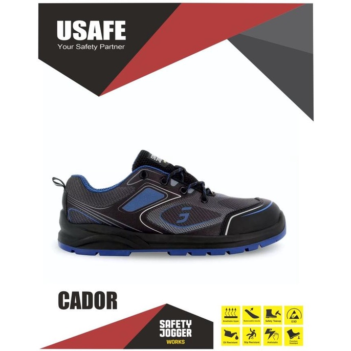 Jual Sepatu Safety Jogger Cador Blue Biru | Shopee Indonesia