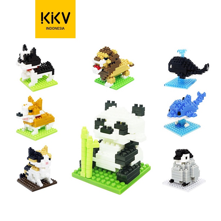 Jual Laris KKV -Jike Building Blocks - Animal Kingdom / Blok Mainan ...