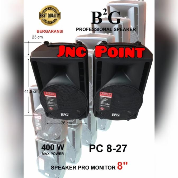 Jual Speaker Pasif B2G Pc 8-27 Pc827 8Inch Box Fiber Import Original B2G Pc | Shopee Indonesia
