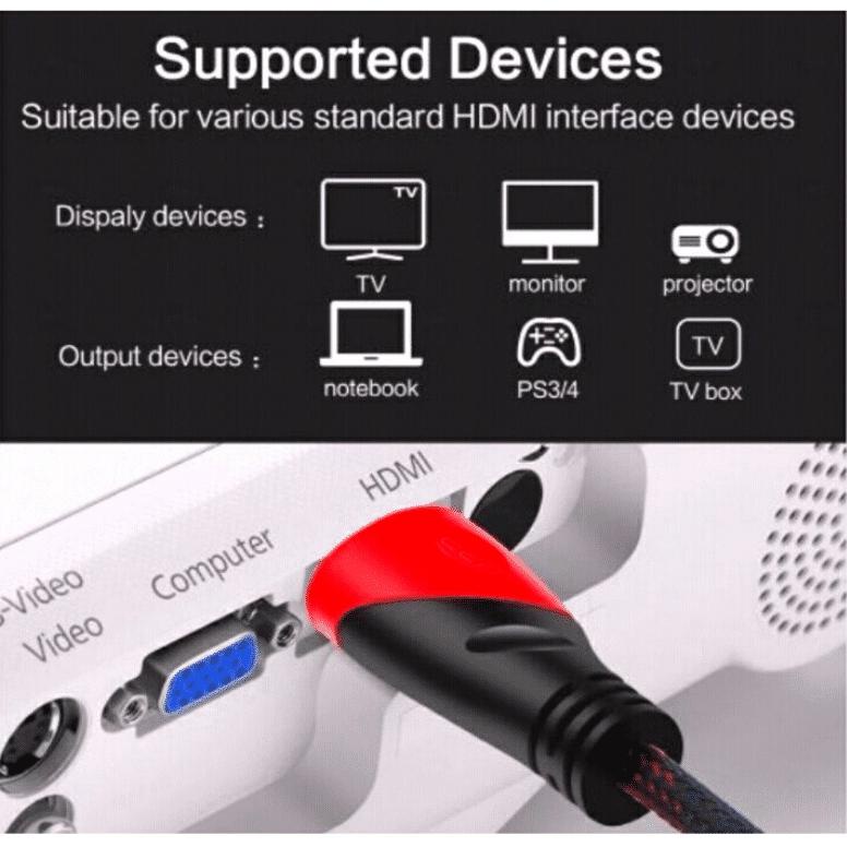 Jual Terkini Ank Kabel Hdmi To Hdmi Panjang 1.5M / 3M / 5M Laptop Ke Tv Dll High Speed Full Hd ...