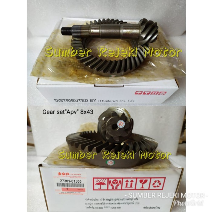 Jual Gear Set Apv 8X43 Crown Wheel Pinion Apv 8X43 Asli Original ...