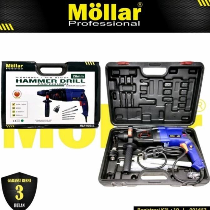 Jual Mollar Mesin Bor Bobok Tembok Beton Model Sds Rotary Hammer Drill 26Mm | Shopee Indonesia