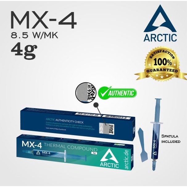 Jual Thermal Paste ARTIC COOLING MX4 4 Gram | Shopee Indonesia