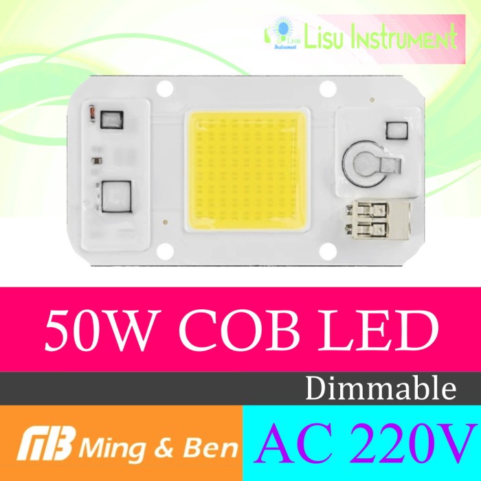 Jual Dimmable Ac 220V Cob Led 50W High Power Integrated Smart Ic Driver ...