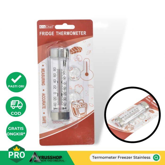 Jual Battom- Termometer Freezer/Kulkas/Lemari Pendingin/Stainless ...