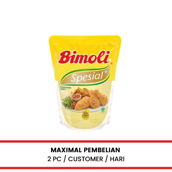 Jual BIMOLI COOKING OIL SPECIAL REFILL 2 LITER | Shopee Indonesia