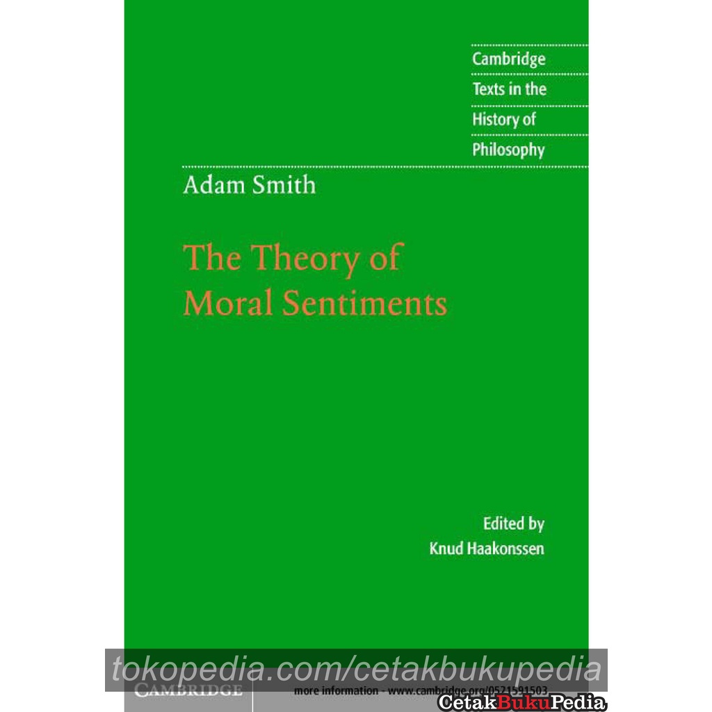 Jual Adam Smith Theory of Moral Sentiments | Shopee Indonesia