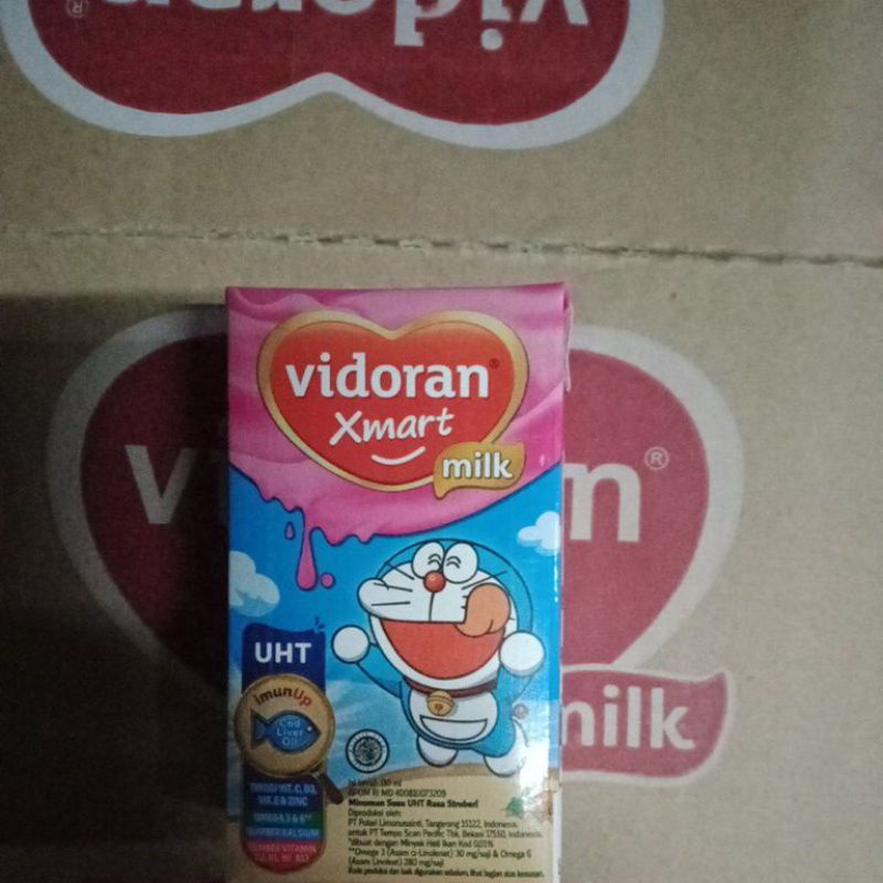 Jual Susu Vidoran UHT Coklat 110ml Paket Isi 8 pcs Susu Vidoran Xmart ...