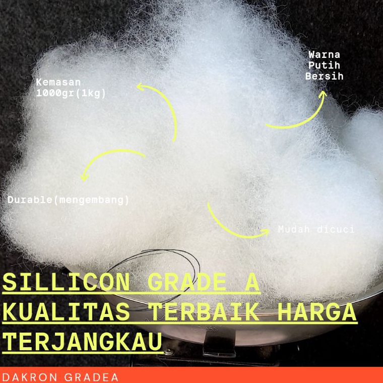 Jual Shopee brand Dakron Silikon Murah Kualitas Terbaik/grade A Kemasan ...