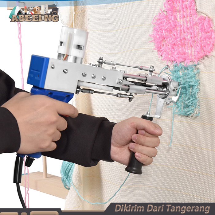 Jual TUFTING GUN ALAT JAHIT KARPET CARPET TUFTING FLOCKING GUN CUT PILE ...