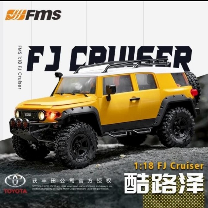 Jual FMS RC 1/18 Toyota FJ Cruiser Official Lisensed 4WD RTR | Shopee ...