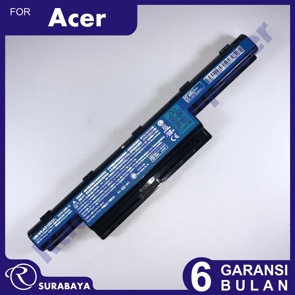 Jual Baterai Acer AS10D31 AS10D3E AS10D41 AS10D51 AS10D61 | Shopee ...