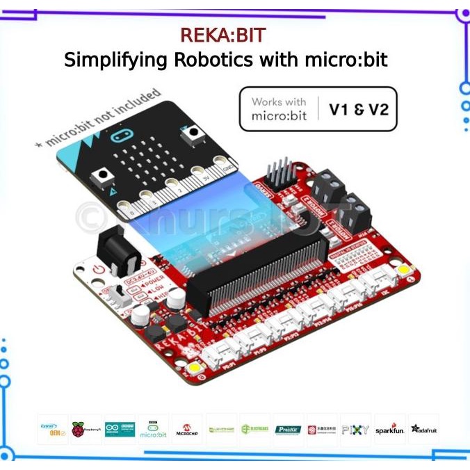 Jual REKA:BIT - Robotics with REKABIT For micro:bit V1 / Microbit V2 | Shopee Indonesia
