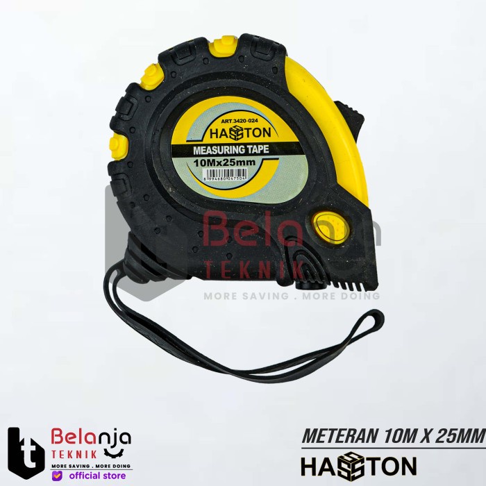 Jual HASSTON PROHEX Meteran 10M X 25 mm Meteran Magnet 10 Meter keren ...