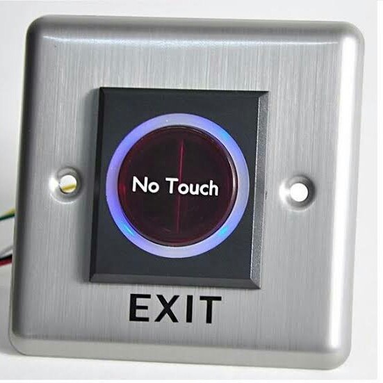Jual Discount no touch exit sensor infrared tanpa sentuh push button ...