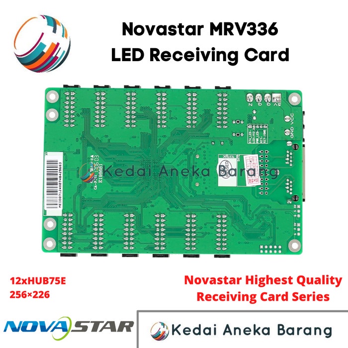 Jual PROMO!!! NOVASTAR MRV336 LED RECEIVING CARD RC VIDEOTRON 12 PORT ...