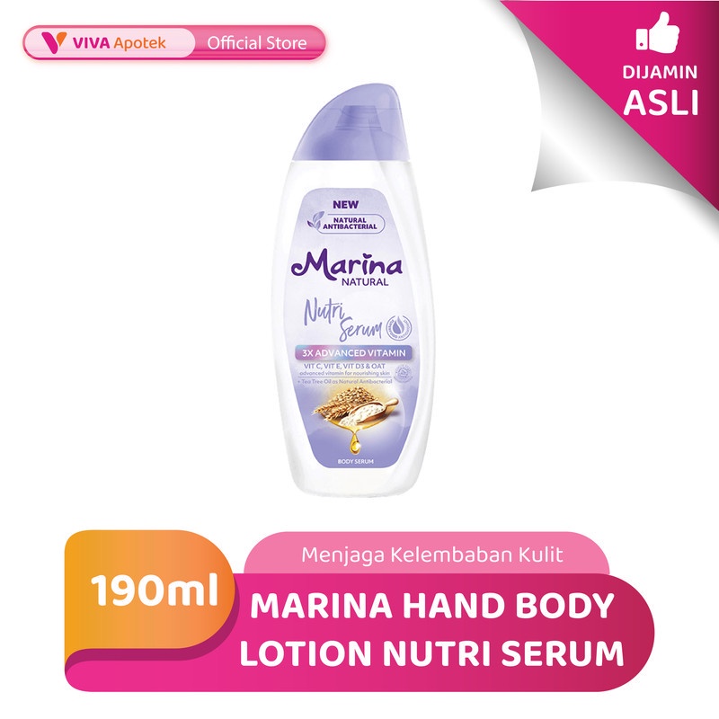 Jual Marina Hand Body Lotion Nutri Serum Menjaga Kelembaban Kulit (190 ml) | Shopee Indonesia