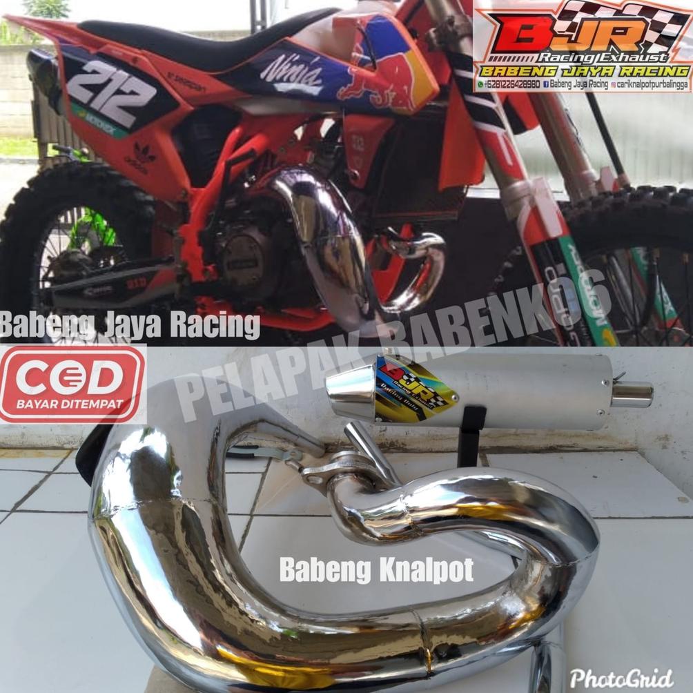 Jual KNALPOT UDANG TRAIL KAWASAKI NINJA 2 TAK KR 15O MODEL KTM PNP RANGKA STANDAR CUSTOM KTM KLX ...