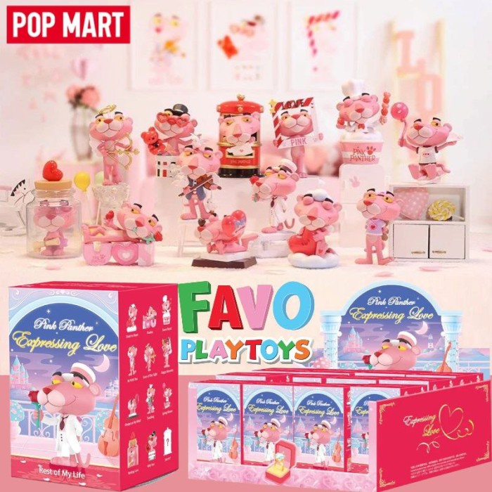 Jual MUST HAVE!! POP MART PINK PANTHER EXPRESSING LOVE SERIES BLINDBOX ...