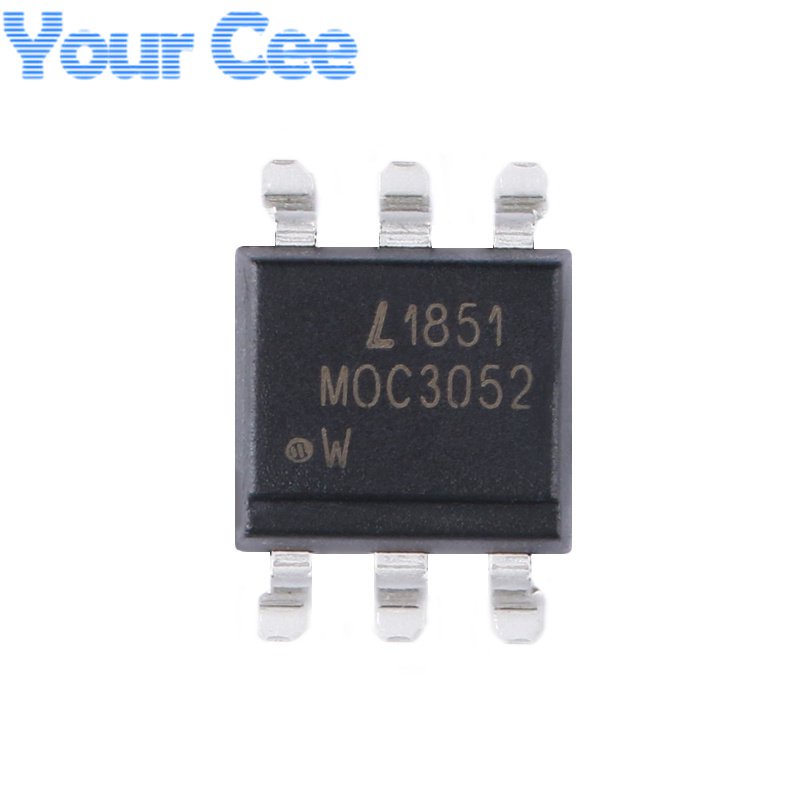 Jual &10pcs MOC3052 MOC3052S MOC3052S-TA1 SMD-6 Triac Output ...
